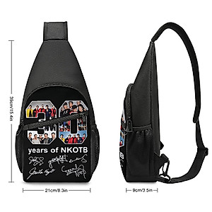 New-Kids On The-Block Crossbody Sling Backpack Travel Hiking Chest Bag Daypack