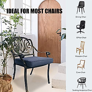 Sunshine Outdoor Indoor/Outdoor Patio Chair Cushion Outdoor Seat Cushions for Patio Furniture 20x20x2.8 inch Set of 4 Sky