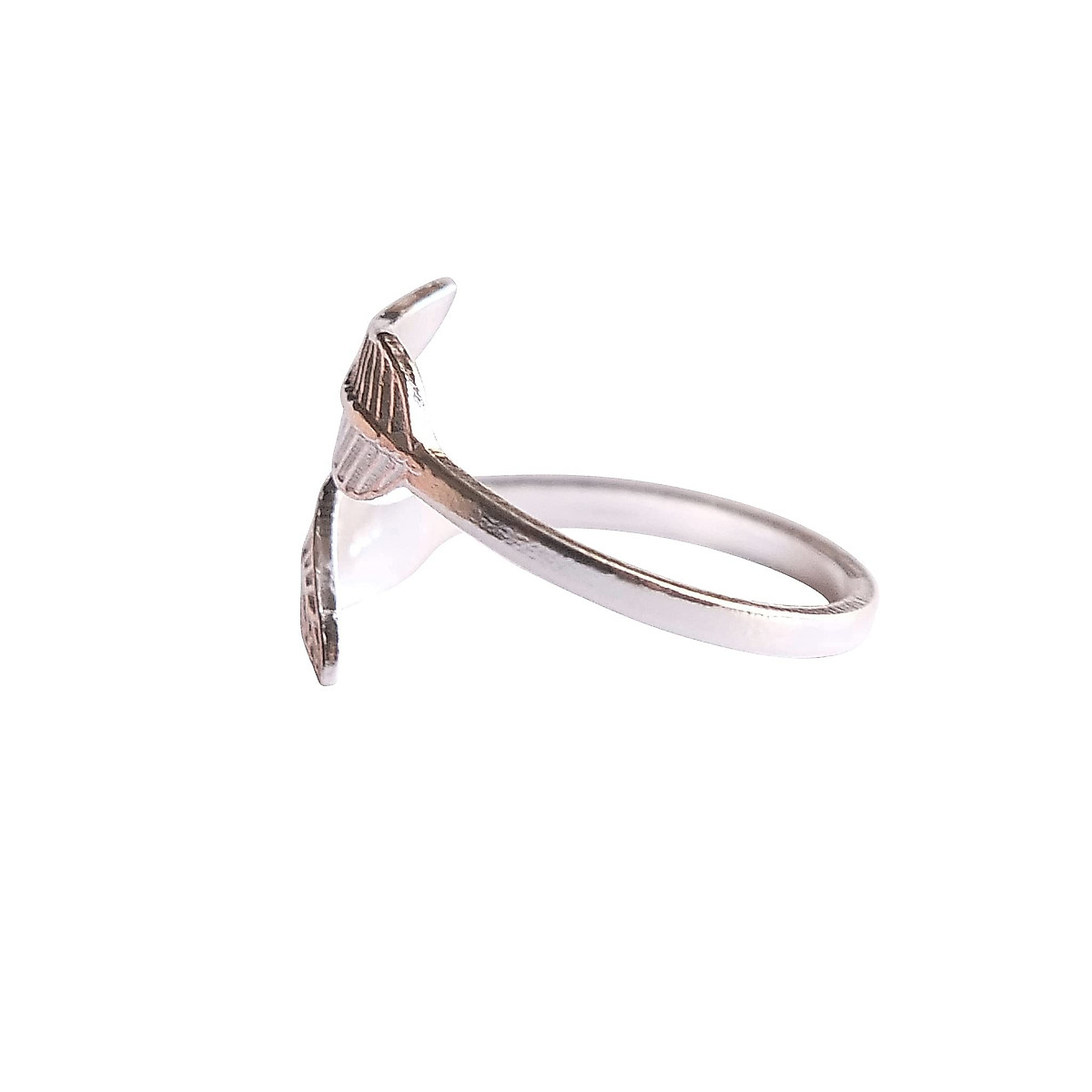 Handmade Silver Leaf Wrap Adjustable Toe Ring, 925 Sterling Silver, Classic Floral Open Toe, Pinky or Knuckle Rings for Women, foot bare jewelry, By MiYa Jewelry Creations