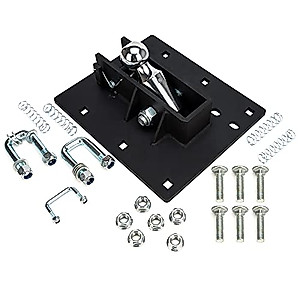 Folding Ball Gooseneck Hitch 61052 30,000 lbs Compatible with Chevrolet Silverado/GMC Sierra/Ford/Dodge Ram and Other Models Black 2-5/16 Inch Ball