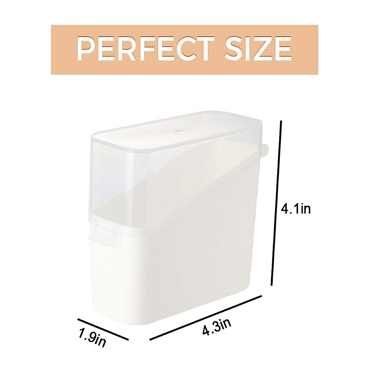 MININAI Sliced Cheese Container for Fridge, 2/4 PCS Cheese Storage Box with Flip Lid Plastic Cheese Keeper Cheese Saver Holder (2pcs)