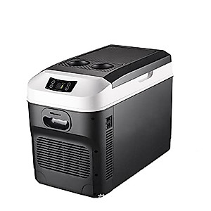 HESNDxbx Mini Fridge 15L Car Home Mini Refrigerator Portable Food Drink Freezer Cooler Outdoor Picnic Food Cooling Warming Fridge