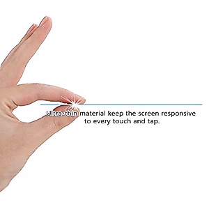 Puccy Tempered Glass Screen Protector Film, compatible with DELL ALIENWARE AREA-51m R2 17.3" （Active Area Cover Only） Protective Protectors Guard