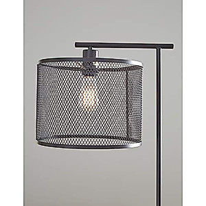 Signature Design by Ashley Nolden Modern Industrial Metal Floor Lamp, 61", Bronze Finish