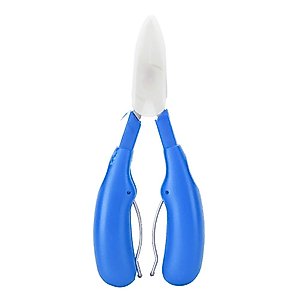 Stable Cuticle Scissors Nail Cuticle Pliers Pedicure Cutter Tool for Men and Women for Home Use for Different Nail for Nail Care(blue)