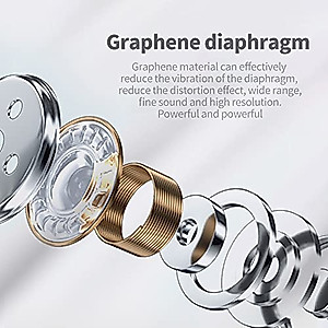 lemtlmt Ear Buds Wireless Bluetooth Earbuds,LED Display Charging Case,Four Speakers Heavy Bass Noise Cancelling HiFi Stereo Sound with Mic in-Ear Earphones for iPhone&Android