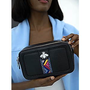 Giorgio Ferretti Genuine Leather Crossbody Bag with Removable Belt Genuine Leather Shoulder Bag for Women