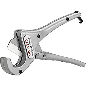 RIDGID RC-2375 Ratchet Action 2" Pipe and Tubing Cutter, Chrome, Small - 30088 & 23493 Model PC-1375 ML Single Stroke Plastic Pipe and Tubing Cutter, 1/8-inch to 1-3/8-inch Pipe Cutter