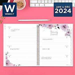 Cambridge 2024 Weekly & Monthly Planner, 8-1/2" x 11", Large, Mina (1134-905-24)