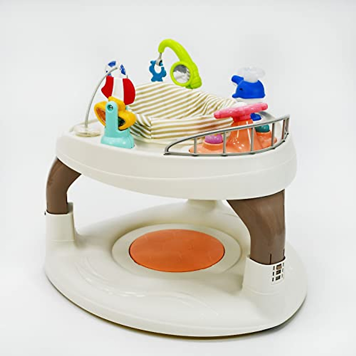 Storkcraft Imagination 3-in-1 Activity Center (Desert Sand) - Interactive Activity Center with Toy Tray, Rocking Function, and Jumping Board for Toddlers and Infants