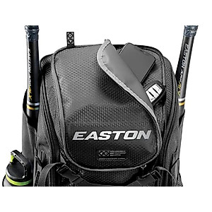 Easton | Walk-Off NX Backpack Bag Series | Adult | Team Logo Embroidery Panel | Black