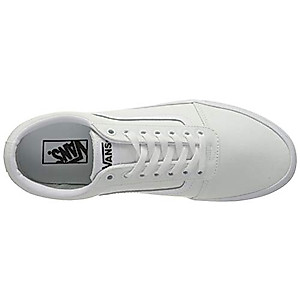 Vans Men's Ward Sneaker, Canvas White White, 11.5