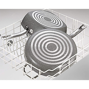 T-fal Endura Ceramic Nonstick Omelet Pan 8, 10.5 Inch, Oven Broiler Safe 500F, Cookware, Pots and Pans Grey