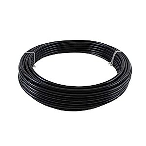 Mytee Products 5/8" OD x 50' Black SAE J844 Nylon Air Brake Tubing DOT Approved | Pneumatic Nylon Air Line Hose for Air Brake System