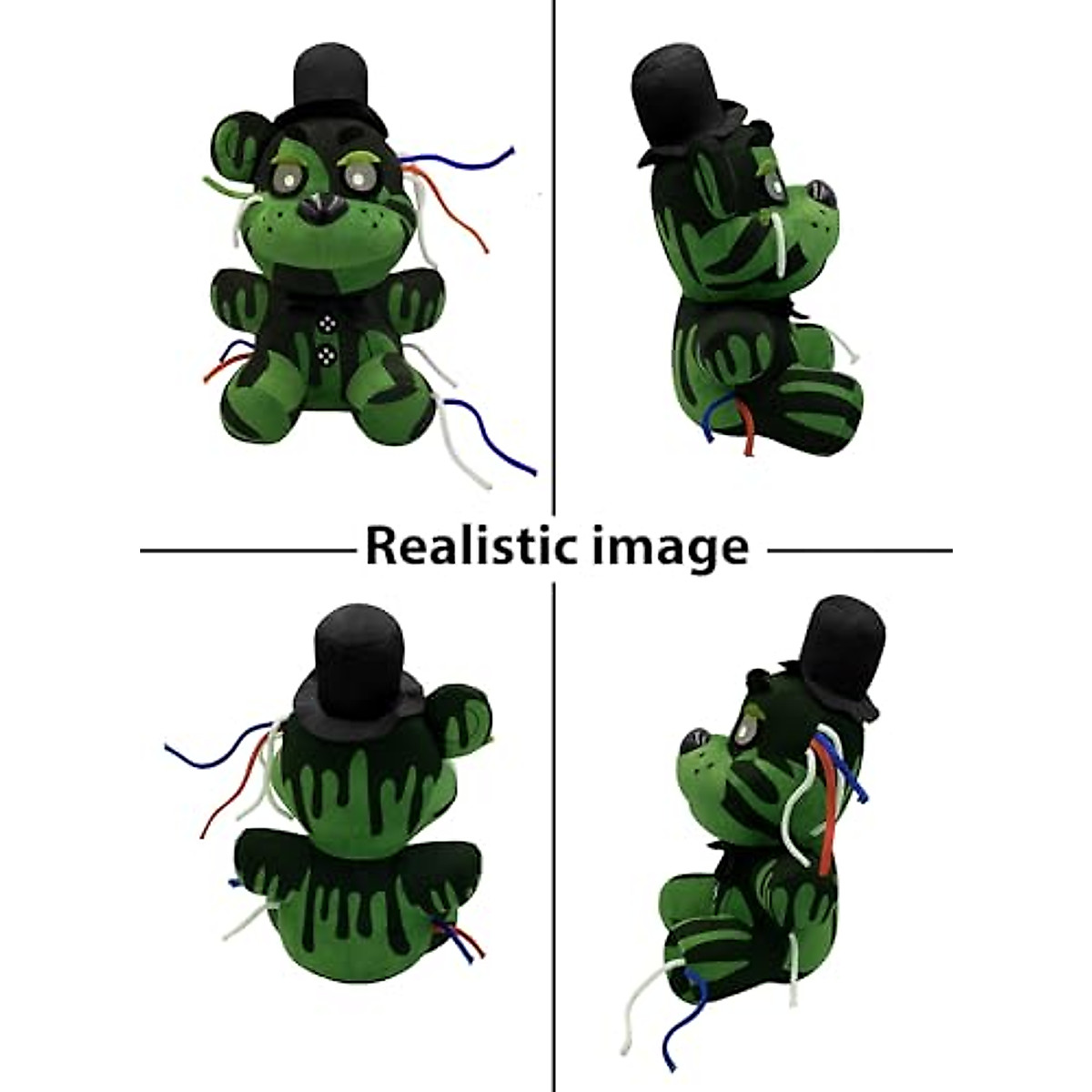 VNKVTL Phantom Freddy Plush Birthday Gift for Kids, Freddy Stuffed Animal with Soft and Comfortable Cotton, Decor Toy Freddy Plush for All Ages, 7 Inch Game Plush.