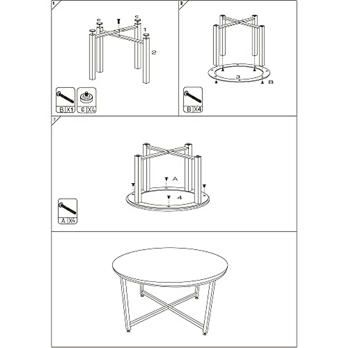 AZL1 Life Concept Modern Round Coffee Table for Living Room, Sofa Center Table for Dining Room, Modern Marble Tabletop with Gold Metal Legs, Marble.