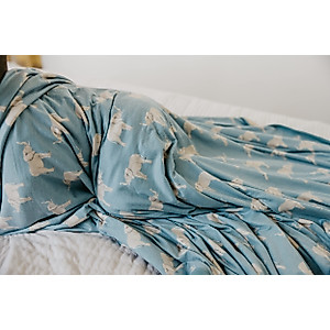 Copper Pearl Large Premium Knit Baby Swaddle Receiving Blanket Peanut