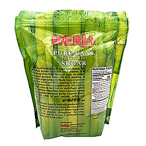 Iberia 100% Natural Pure Cane Turbinado Raw Sugar, 32 Oz