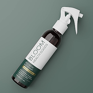 Bloom Health Goods Rosemary & Fermented Rice Water Tonic Growth Spray for Hair Health - Whole Plant Ingredients - 6 Fluid Ounces