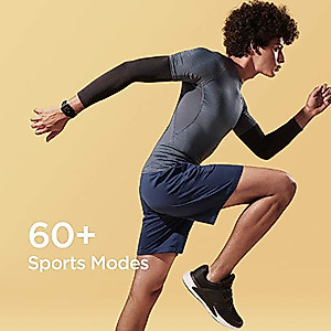 Amazfit Bip U Pro Smart Watch with Alexa Built-In for Men Women, GPS Fitness Tracker with 60+ Sport Modes, Blood Oxygen Heart Rate Sleep Monitor, 5 ATM Water Resistant, for iPhone Android(Black)