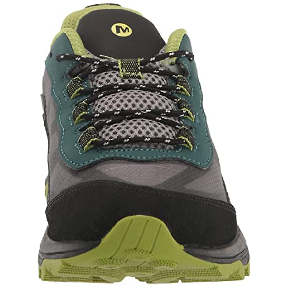Merrell Moab Speed Low WTRPF Sneaker, Deep Green/Black, 3 US Unisex Big Kid