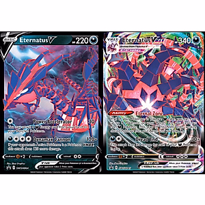 Eternatus V & Vmax - SWSH045 & SWSH064 - Pokemon Card Lot - Foil