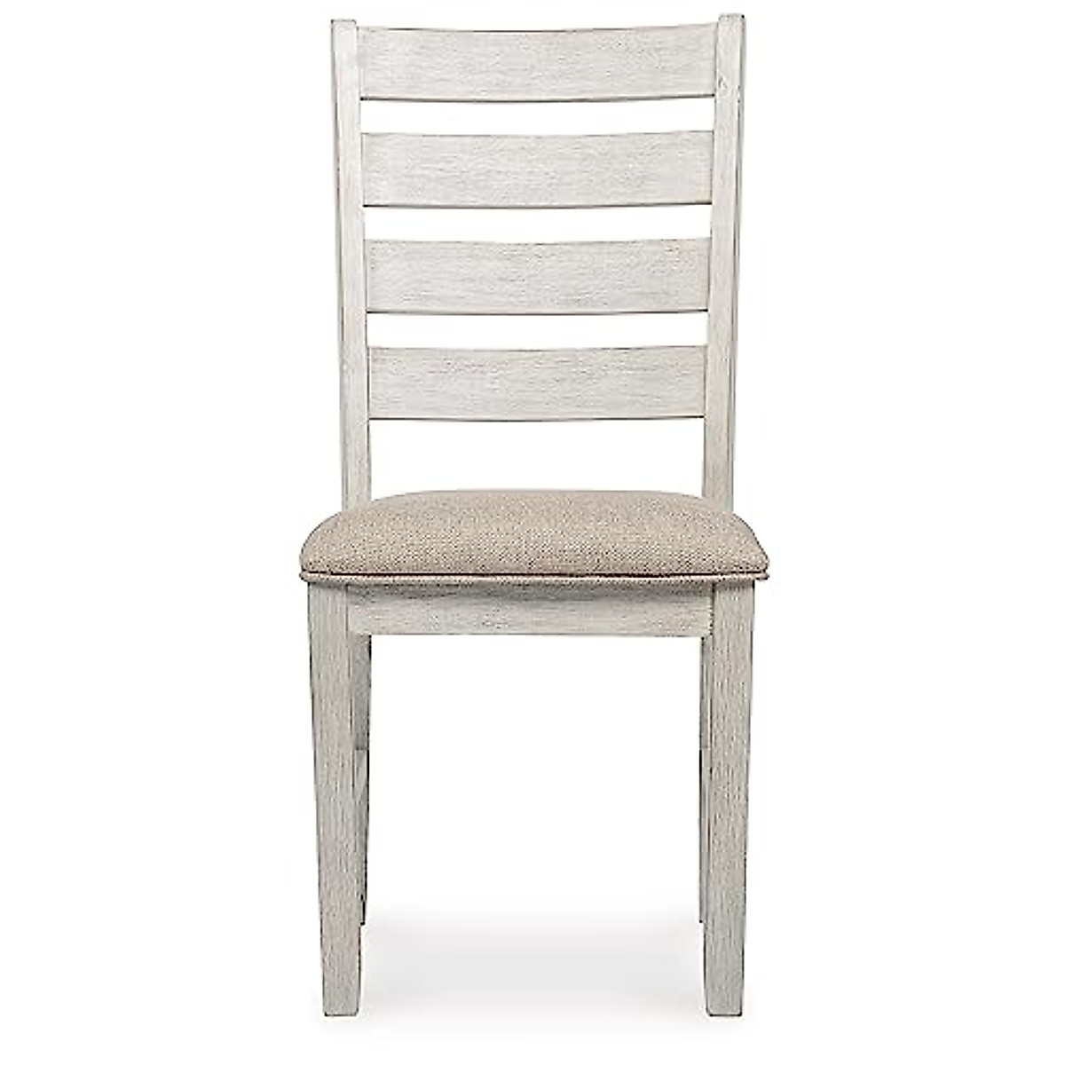 Signature Design by Ashley Skempton Modern Farmhouse Dining Room Chair, 2 Count, Whitewash
