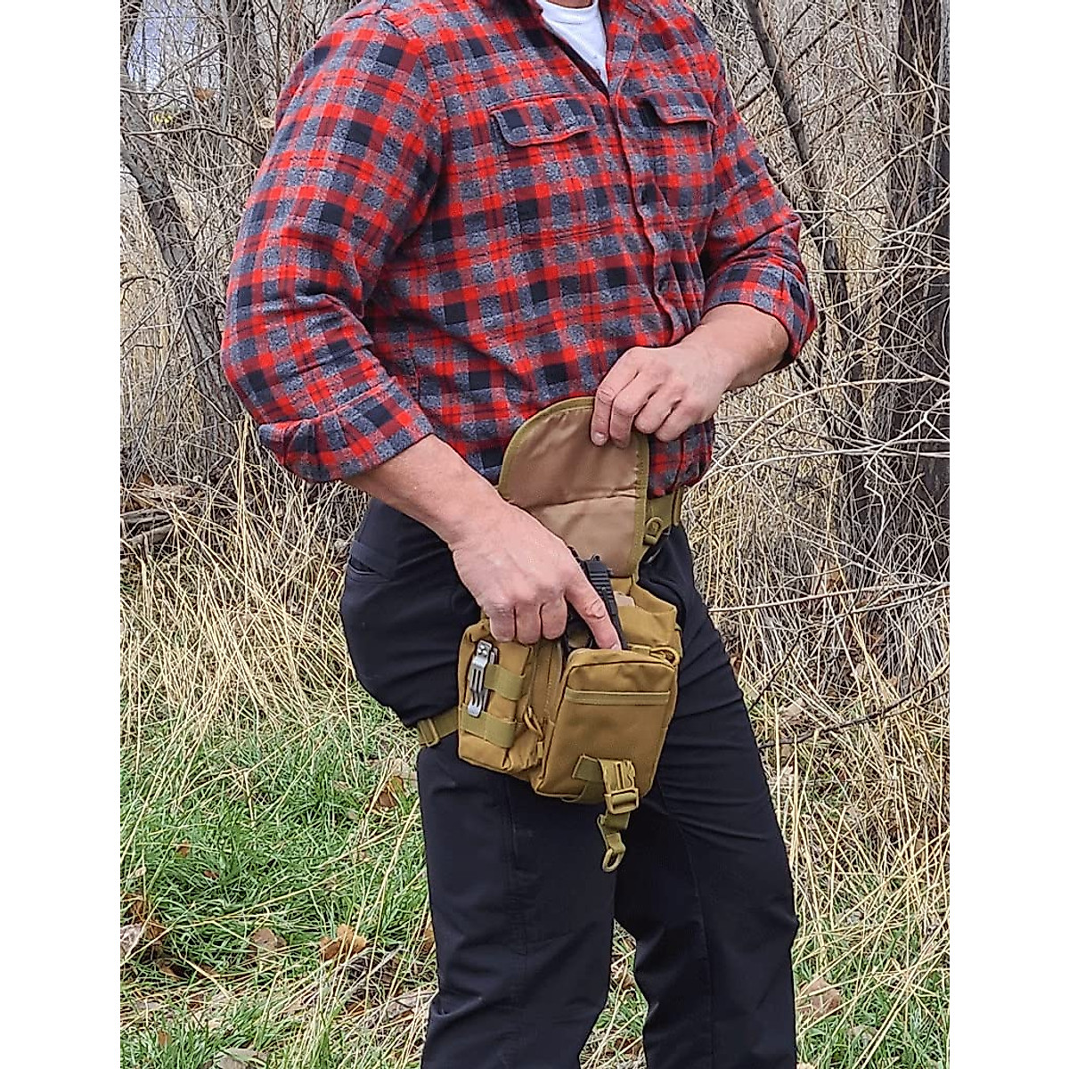 Slicker Vanish Shadow Bow Dark Earth Leg Bag