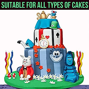 12 Inch Cake Boards - 4 Pack Cake Drums 12 Inch Dia - Disposable Green Cake Board Circles - Reusable Round Cake Boards - Cake Base Cardboard Cake Rounds - Cake Decorating Supplies & Baking Supplies