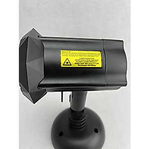 Lunhoo 16 Patterns Christmas Moving Laser Lights, RGB Outdoor Laser Projector, Garden Christmas Decorative Lights for Indoor, Outdoor, Home, Garden