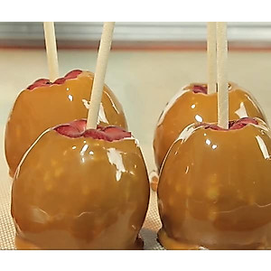 Oasis Supply Apple Candy Containers - 20 Paper Candy Apple Sticks + 20 Candy Apple Bubble Containers – Supplies for Candy Packaging