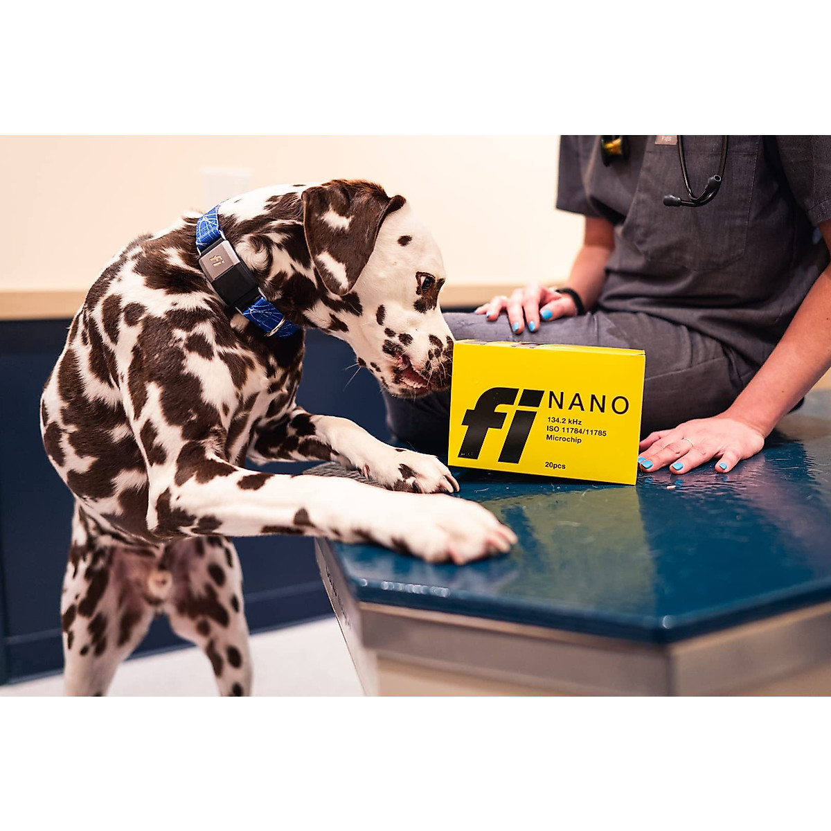 Fi Nano Microchip for Dogs - 20-Pack - Free Lifetime Registration - Universally Scannable - Small Size…