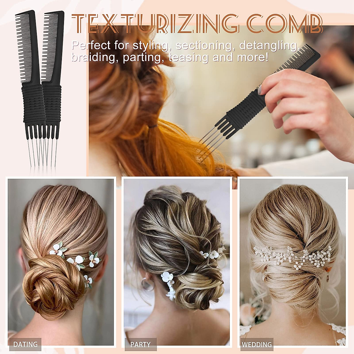 MORGLES Magnetic Wrist Pincushion - Sewing, Braiding & Hairstyling Accessory with Wristband, Gel Holder, and Combs