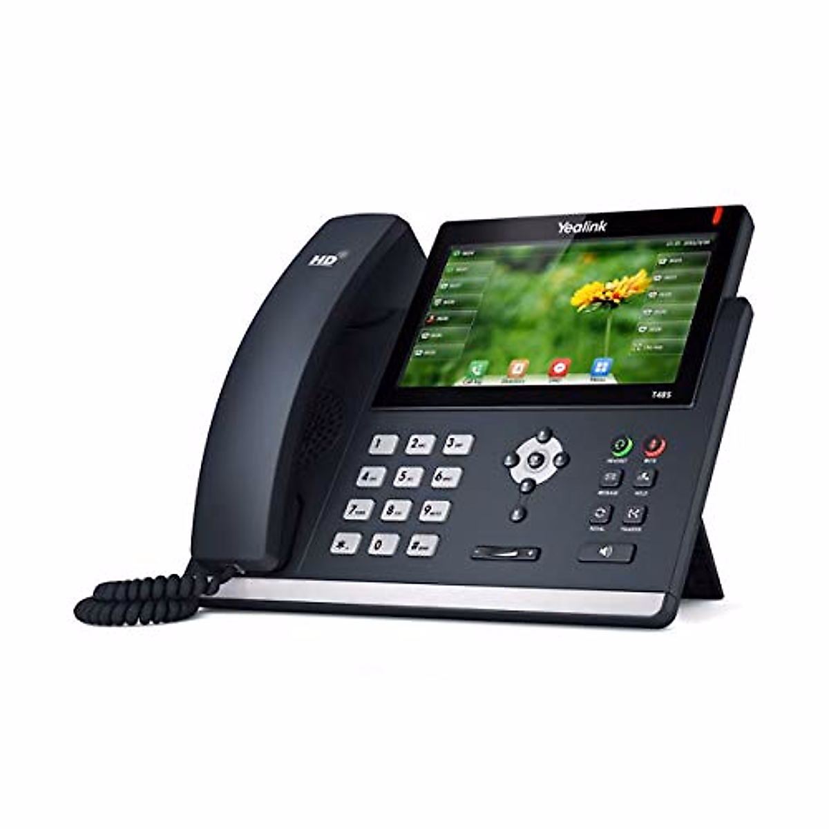 Ooma Provisioned Yealink SIP-T48S IP Phone. Works only with Ooma Office Cloud-Based VoIP Phone Service. Virtual Receptionist, Desktop app, Video conferencing, Call Recording. Subscription Required.
