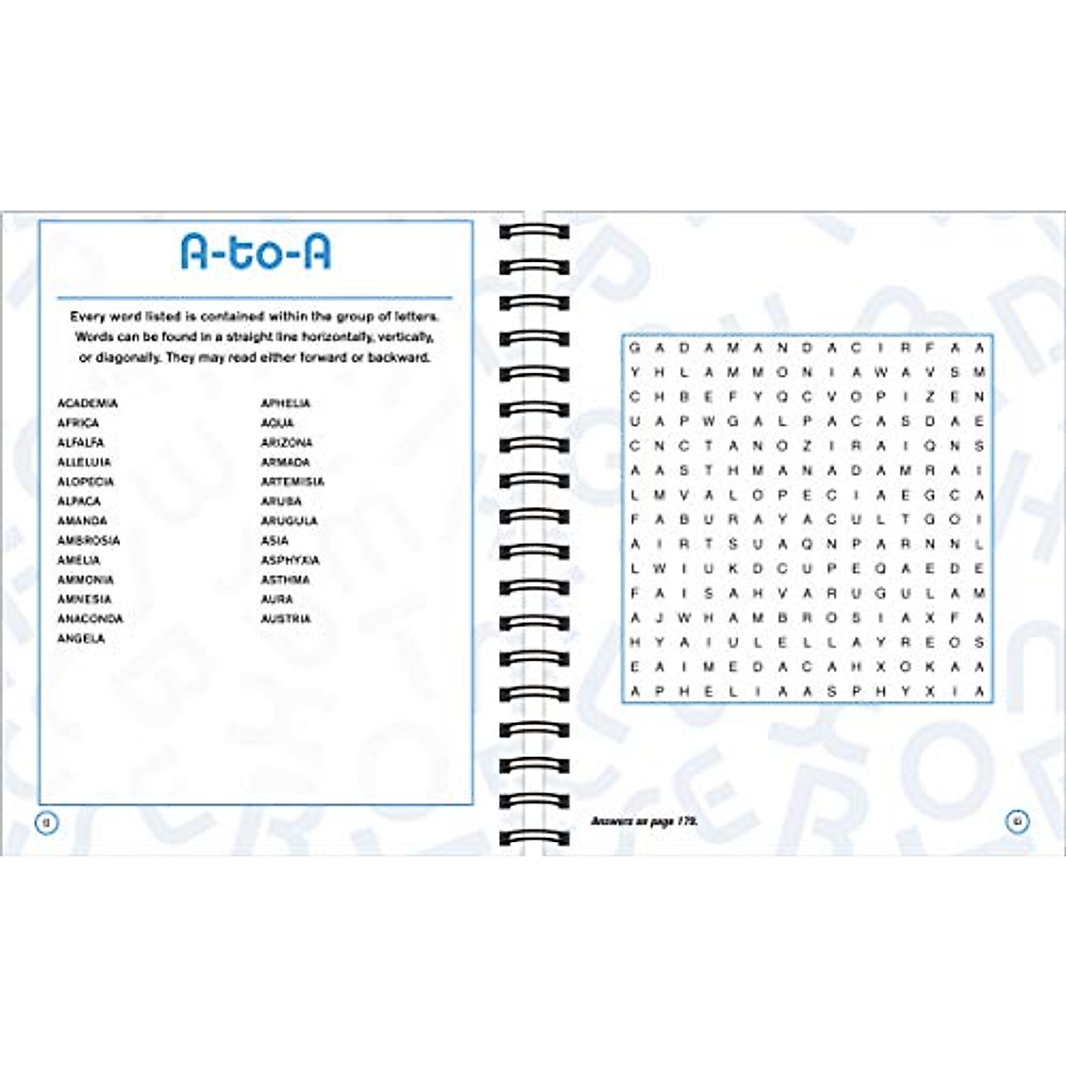 Brain Games - A to Z Word Search