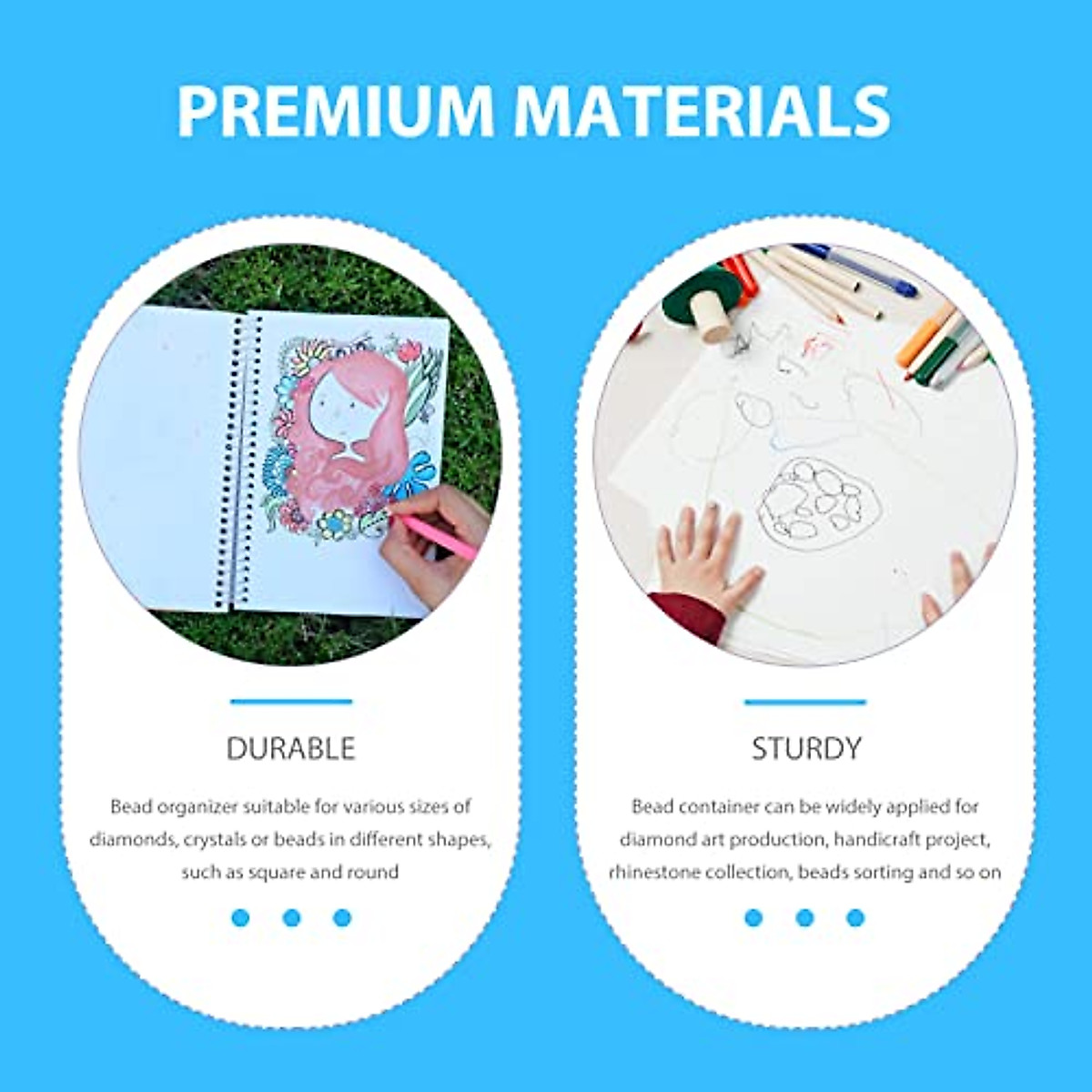 Ciieeo 1 Set Multifunctional Turning disc Roller Diamond Art pens Diamond Tools Art Storage Diamond Art Tools Art Trays Grinder Drill Pen Bead Storage Plastic Diamond Drawing Organizer 5d