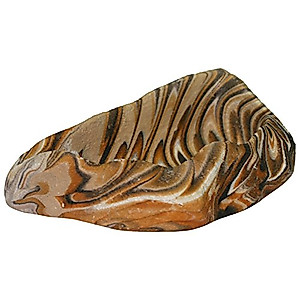 Rock Garden 5.5 x 4 x 2.5" Earthtone Corner Bowl, Medium