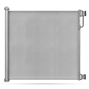 Momcozy Retractable Baby Gate, 33" Tall, Extends up to 55" Wide, Child Safety Baby Gates for Stairs, Doorways, Hallways, Indoor, Outdoor