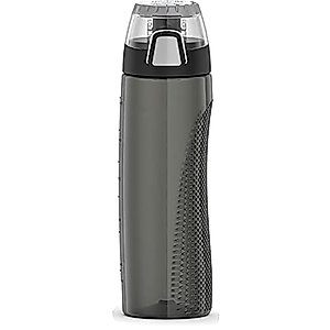 THERMOS Intak 24 Ounce Hydration Bottle with Meter, Smoke