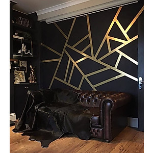 NGF Real Cowhide Rug Leather Cow Skin Exotic Black 5 x 5 Large Brazilian Cow Hide Rugs