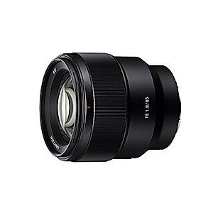Sony SEL85F18 85mm F/1.8-22 Medium-Telephoto Fixed Prime Camera Lens, Black