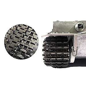 Mato Metal Tracks Sprockets Idler Wheels Set, with Metal Caps Bearings for Heng Long 3818 1/16 RC Tiger 1 Tank