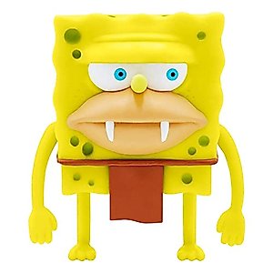Super7 Spongebob Squarepants SpongeGar - 3.75" Spongebob Action Figure Classic Cartoon Collectibles and Retro Toys