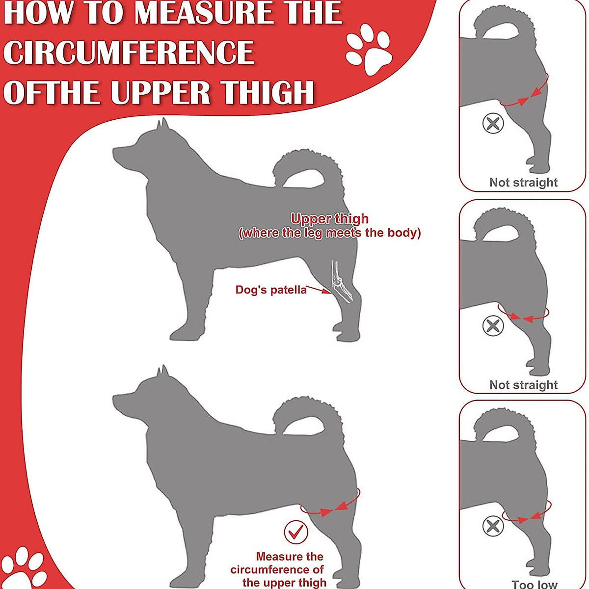 Dog Elbow Brace Protector Pads, Elbow Support Compression Wrap Knee Brace for Dogs Canine Elbow and Shoulder Support, Dysplasia, Arthritis, Elbow Calluses, Pressure Sores, Shoulder Dislocation(M)