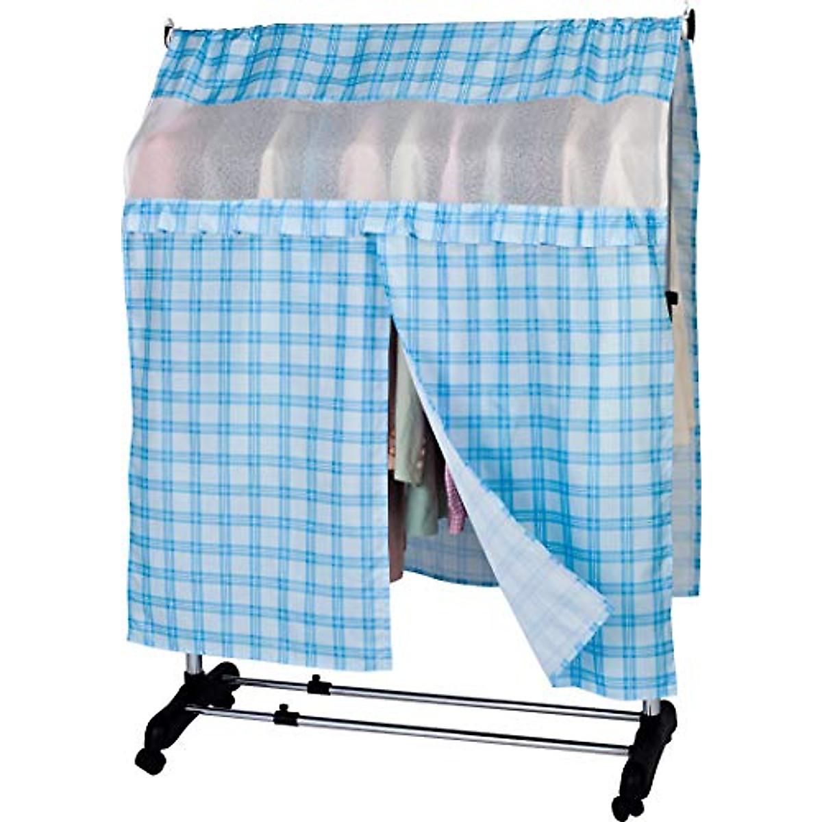 Astro Garment Rack Cover Dustproof Clothes Rack Cover, Blue, 001-09