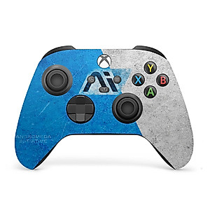 Head Case Designs Officially Licensed EA Bioware Mass Effect Initiative Distressed Andromeda Graphics Vinyl Sticker Gaming Skin Decal Cover Compatible With Xbox Series X Console and Controller Bundle