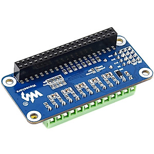 High-Precision AD HAT ADS1263 10-Channel 32-Bit ADC SPI Bus Low Noise Low Temperature Drift,for Raspberry Pi 4B/3B+/3B/2B/Zero/Zero W/Zero WH/2W and Jetson Nano
