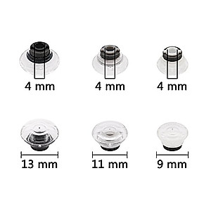 ALXCD Gel Eartips for Voyager Legend Headset, 3 Pcs Soft Gel Ear Tips & 3 Pcs Foam Covers, Fit for Headset Voyager Legend (S/M/L)