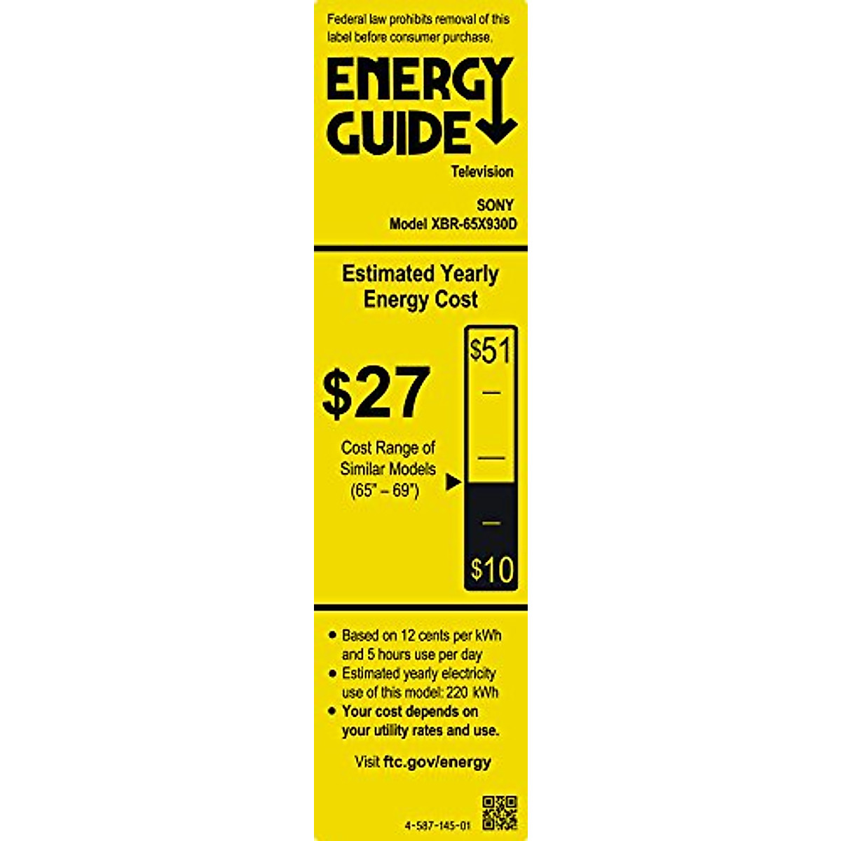 Sony XBR65X930D 65-Inch 4K Ultra HD 3D Smart TV (2016 Model)