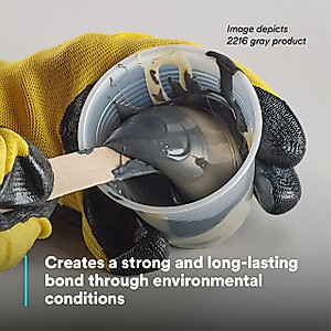 3M Scotch-Weld Epoxy Adhesive 2216, Translucent, Heat-Resistant, High-Performance, Part B/A, Tube Kit, 2 fl oz (59.1 mL)